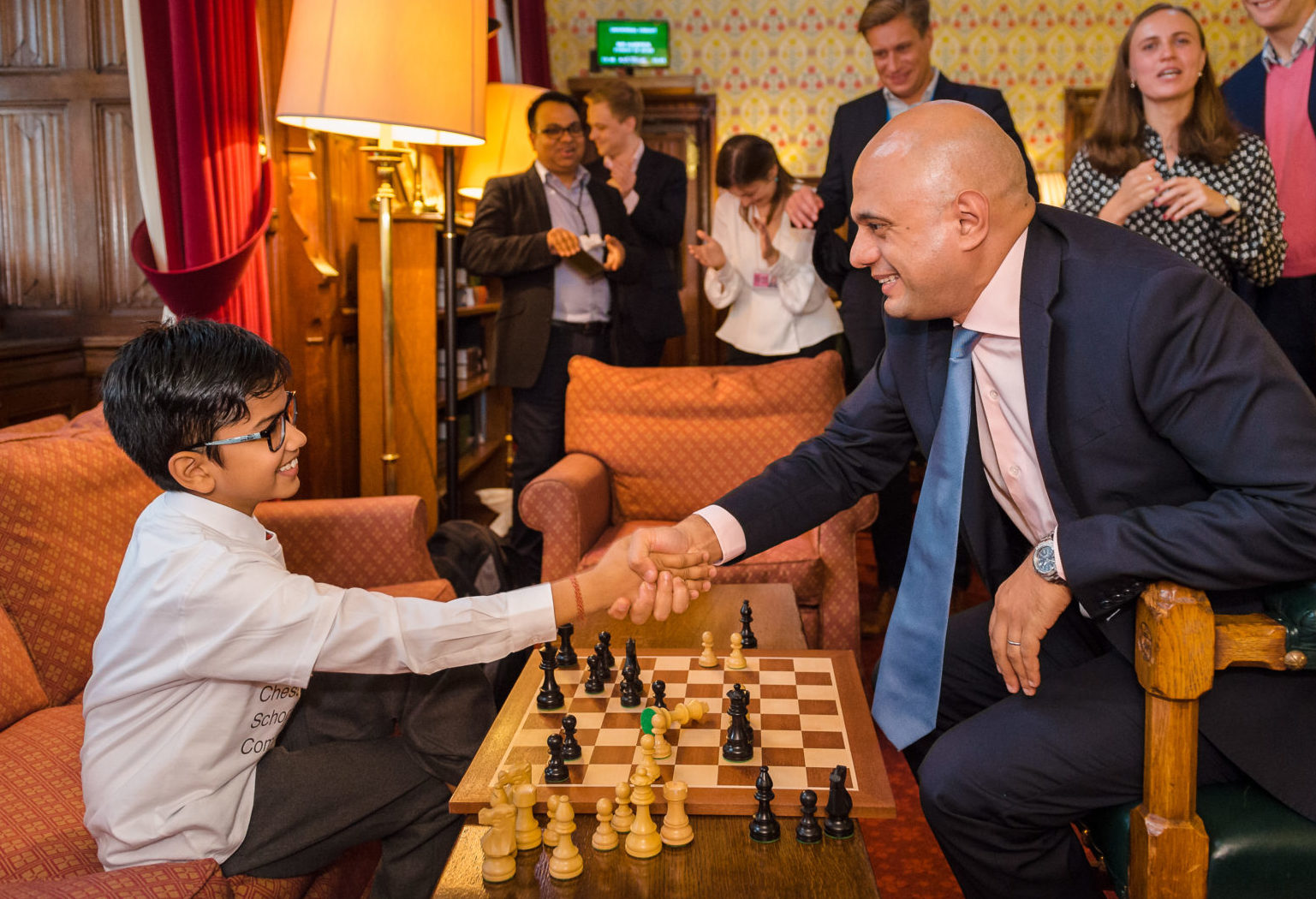 Chess prodigy Shreyas Royal shows Sajid Javid exactly why he IS a ...